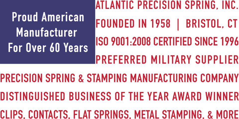 American Metal Stamping | Atlantic Precision Spring